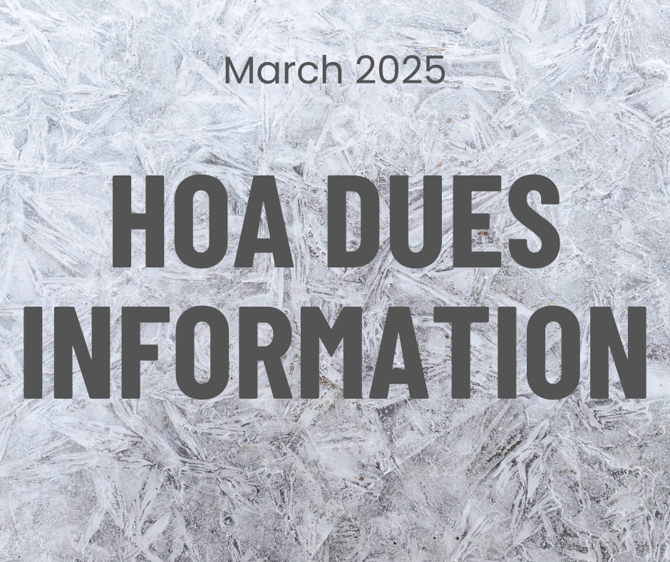 HOA Dues Information – Eagles Landing
